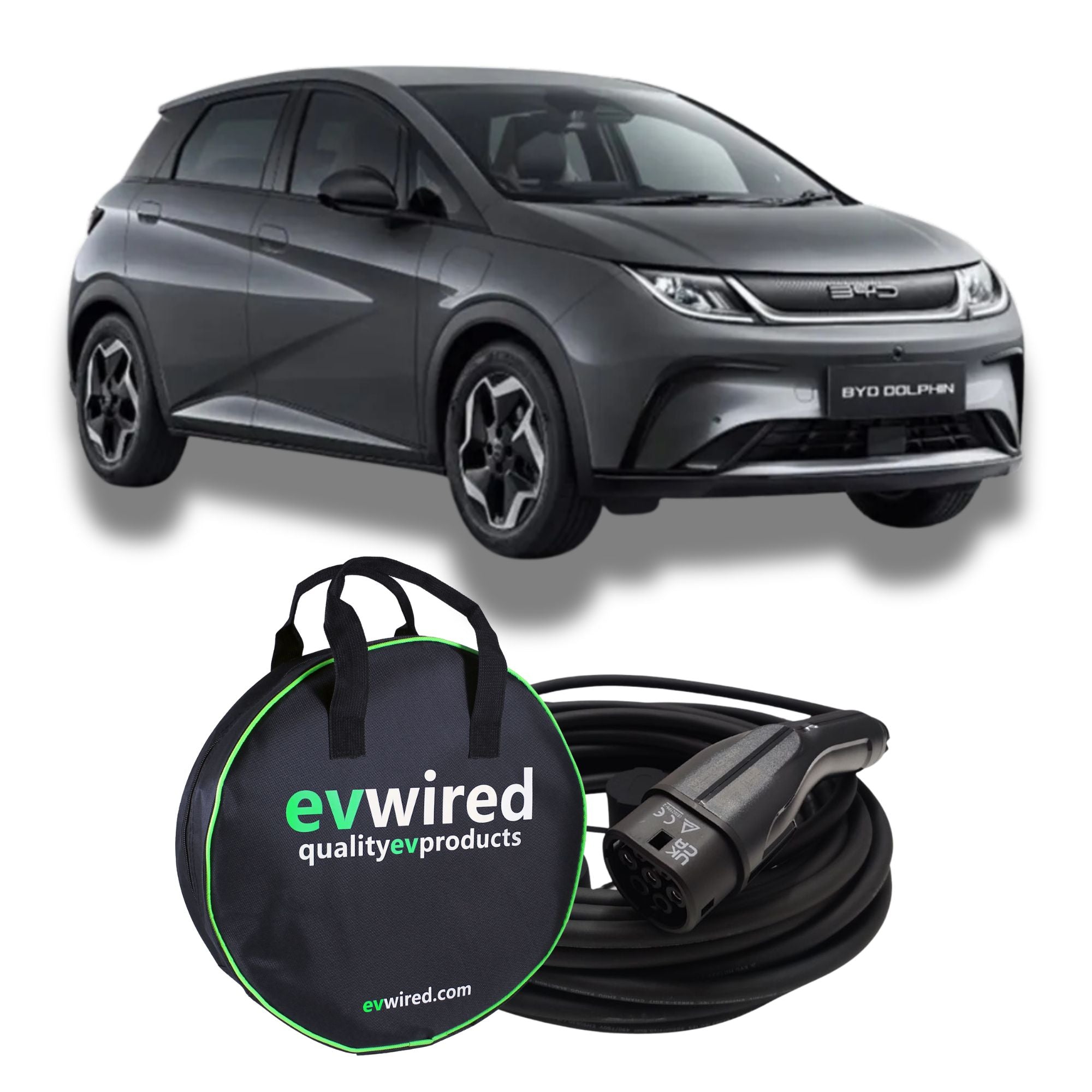 BYD Dolphin EV Charging Cable | Fast & Free UK Delivery