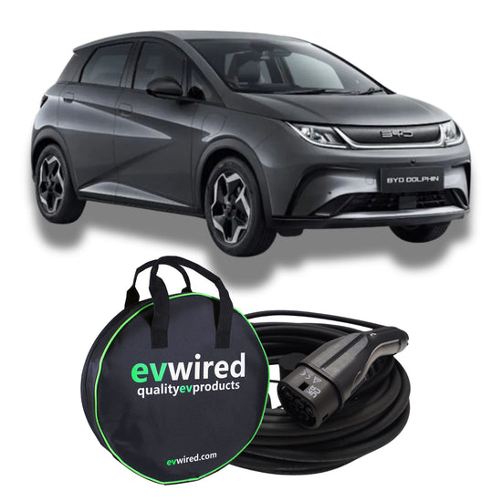 BYD Dolphin EV Charging Cable | Fast & Free UK Delivery