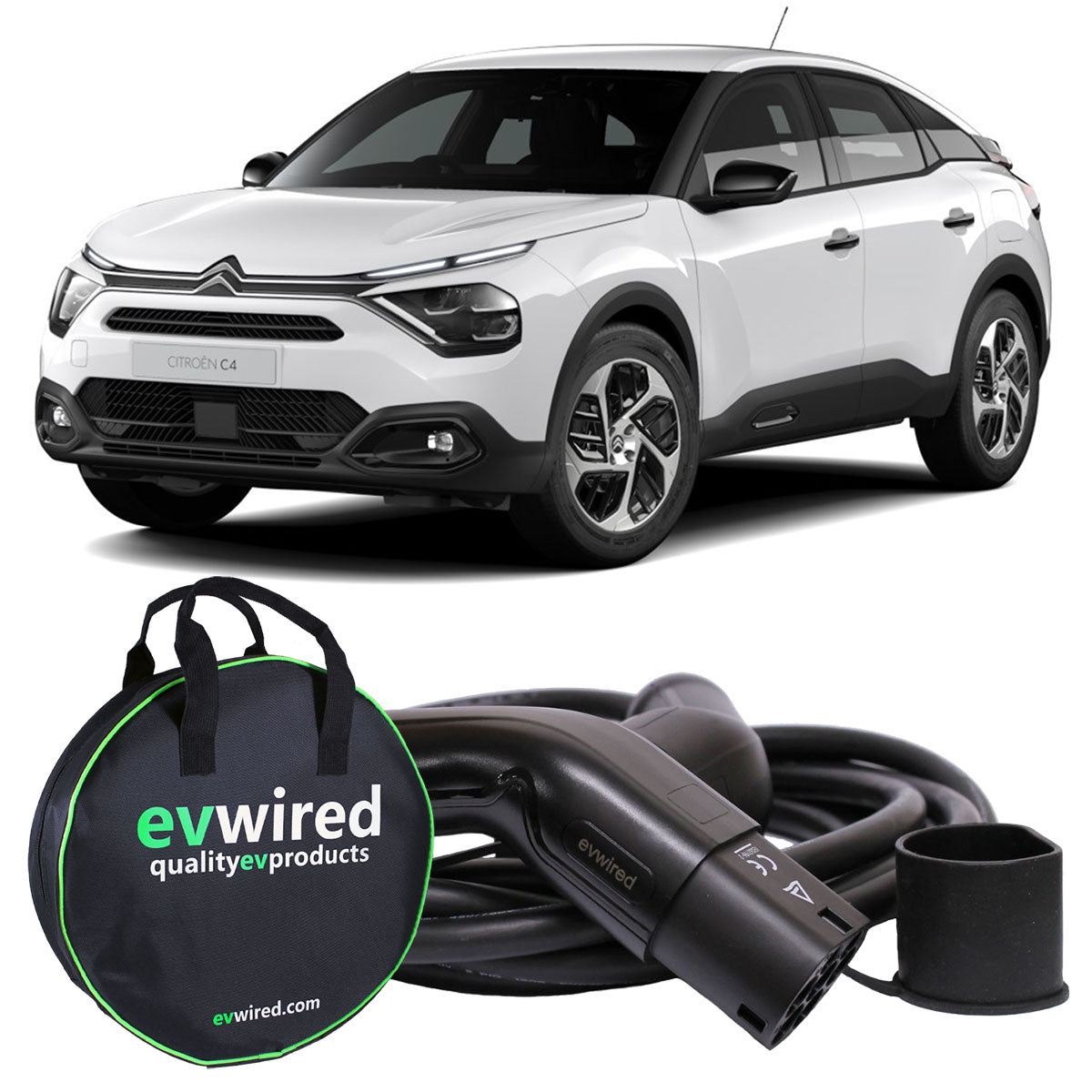 Citroen e-C4 EV Charging Cable | Fast & Free UK Delivery