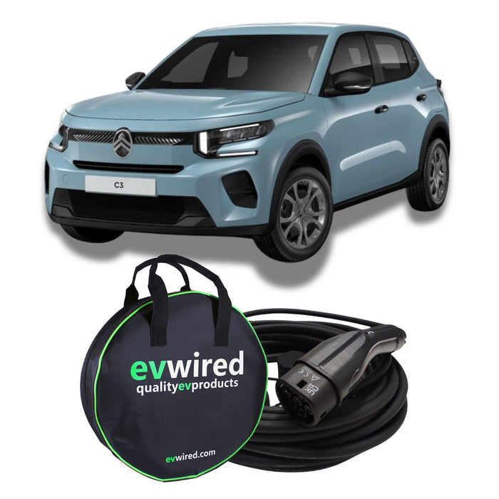 Citroen e-C3 EV Charging Cable | Fast & Free UK Delivery