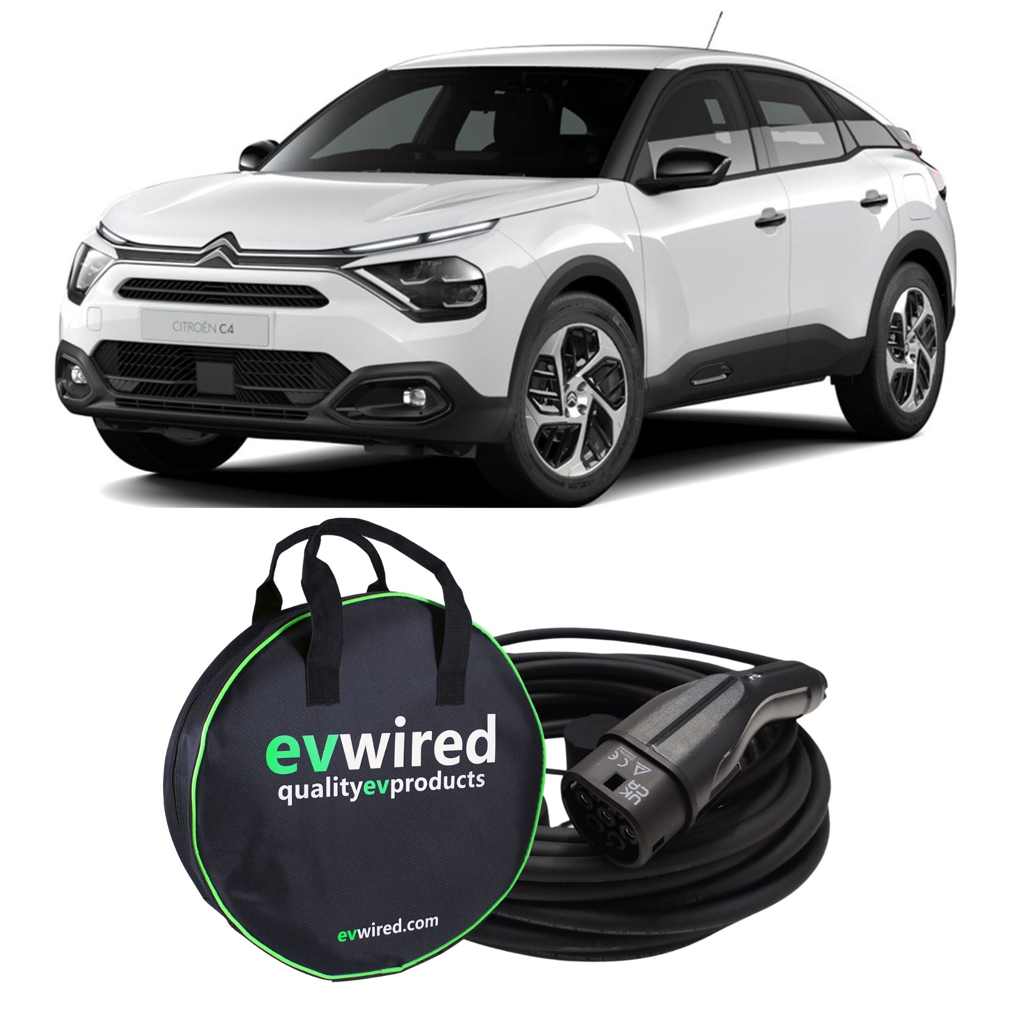 Citroen e-C4 EV Charging Cable | Fast & Free UK Delivery