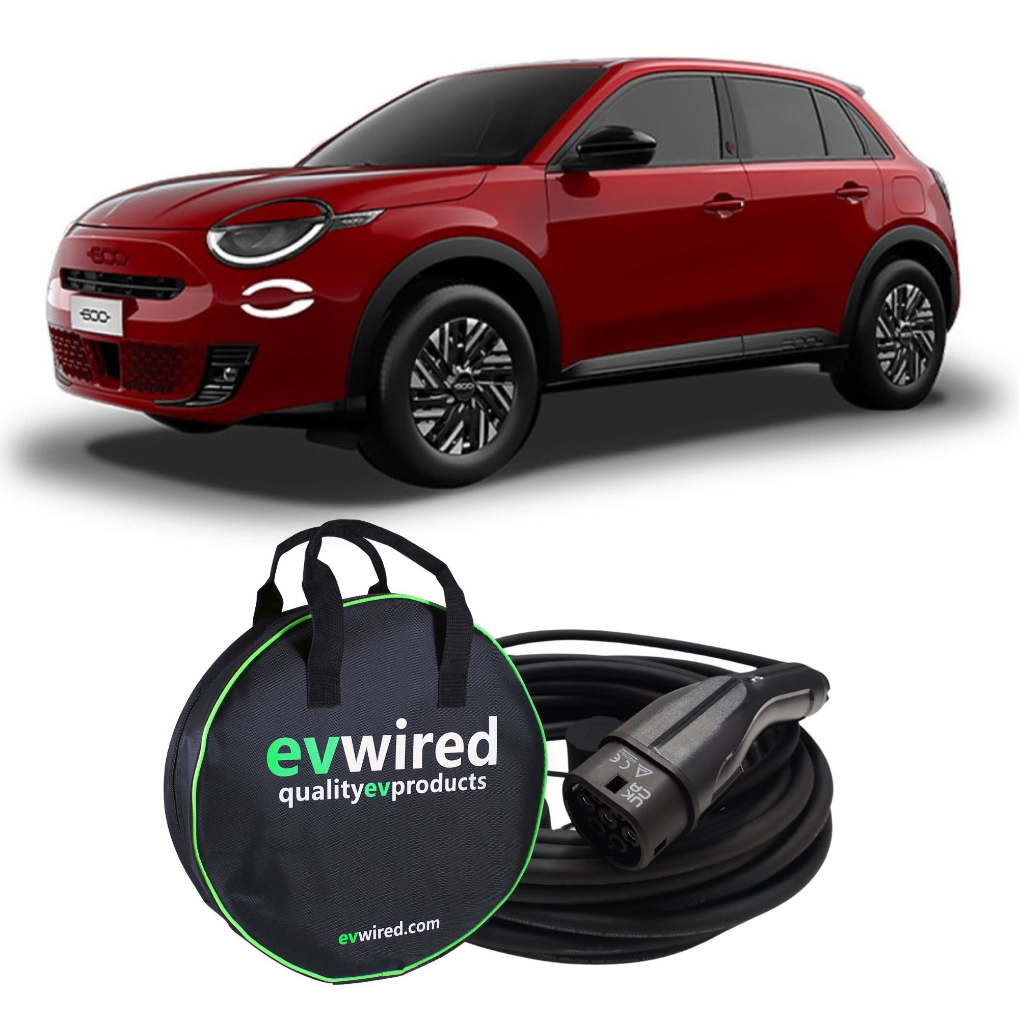 Fiat 600e EV Charging Cable | Fast & Free UK Delivery