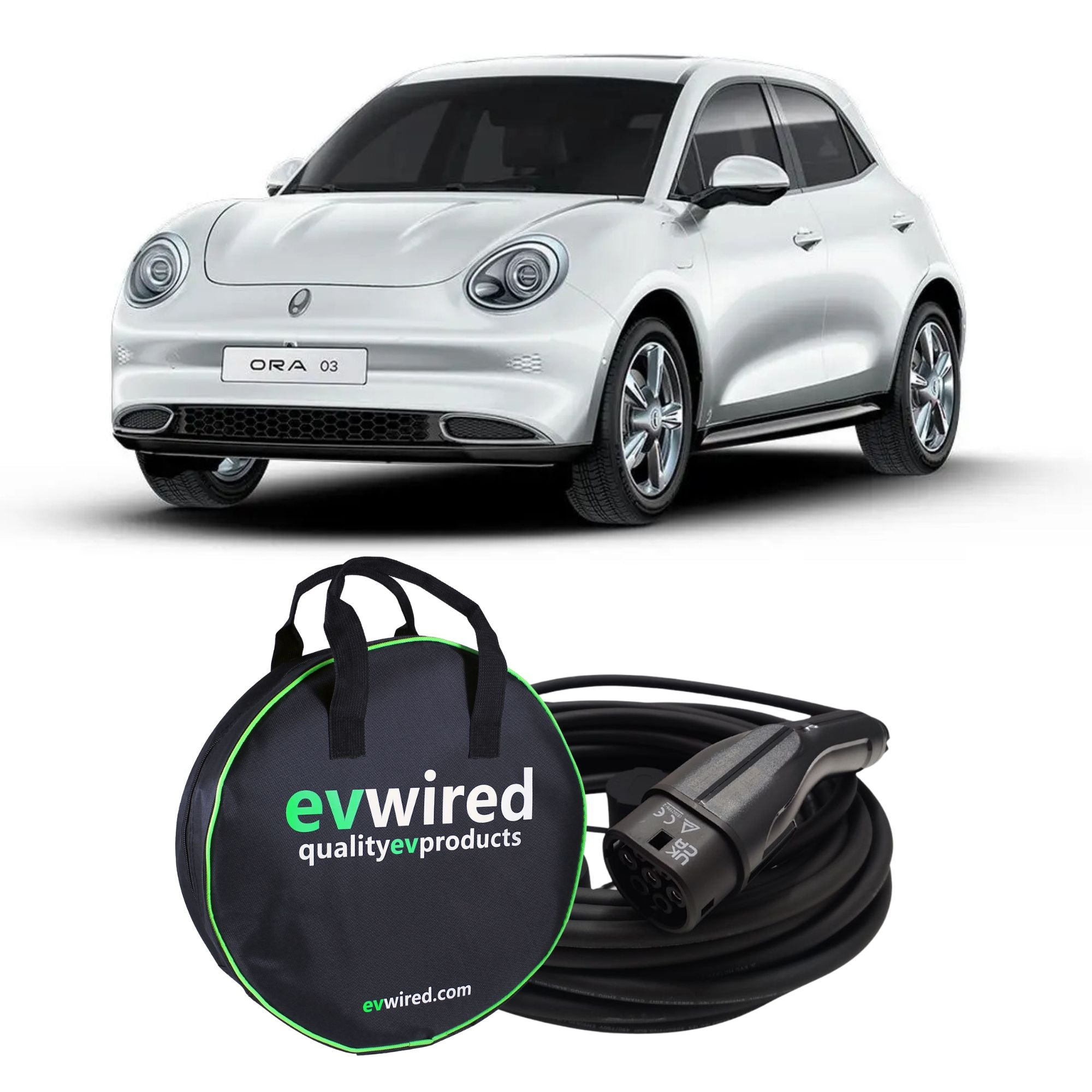 GWM ORA ORA 03 EV Charging Cable | Fast & Free UK Delivery