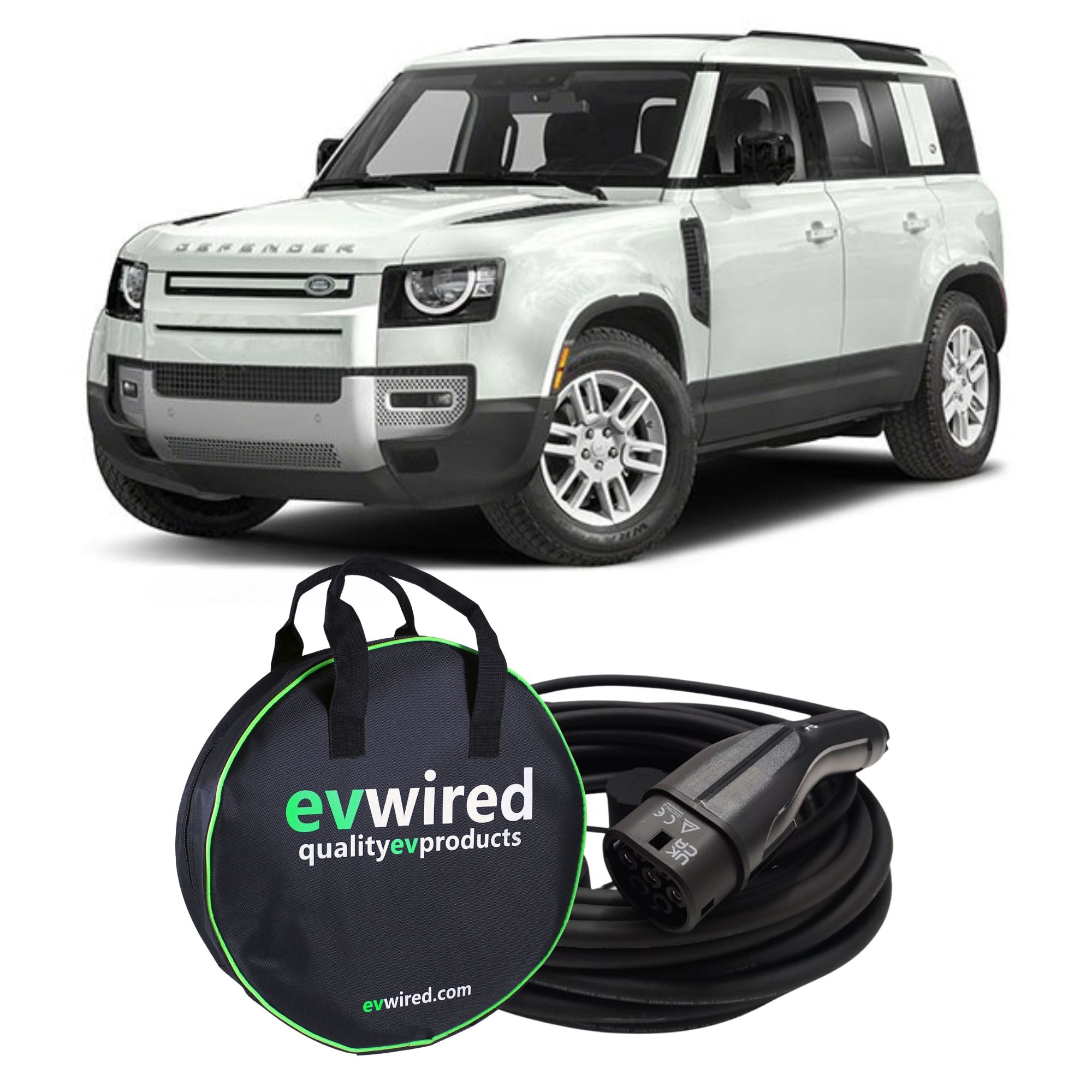 Land Rover Defender EV Charging Cable | Fast & Free UK Delivery