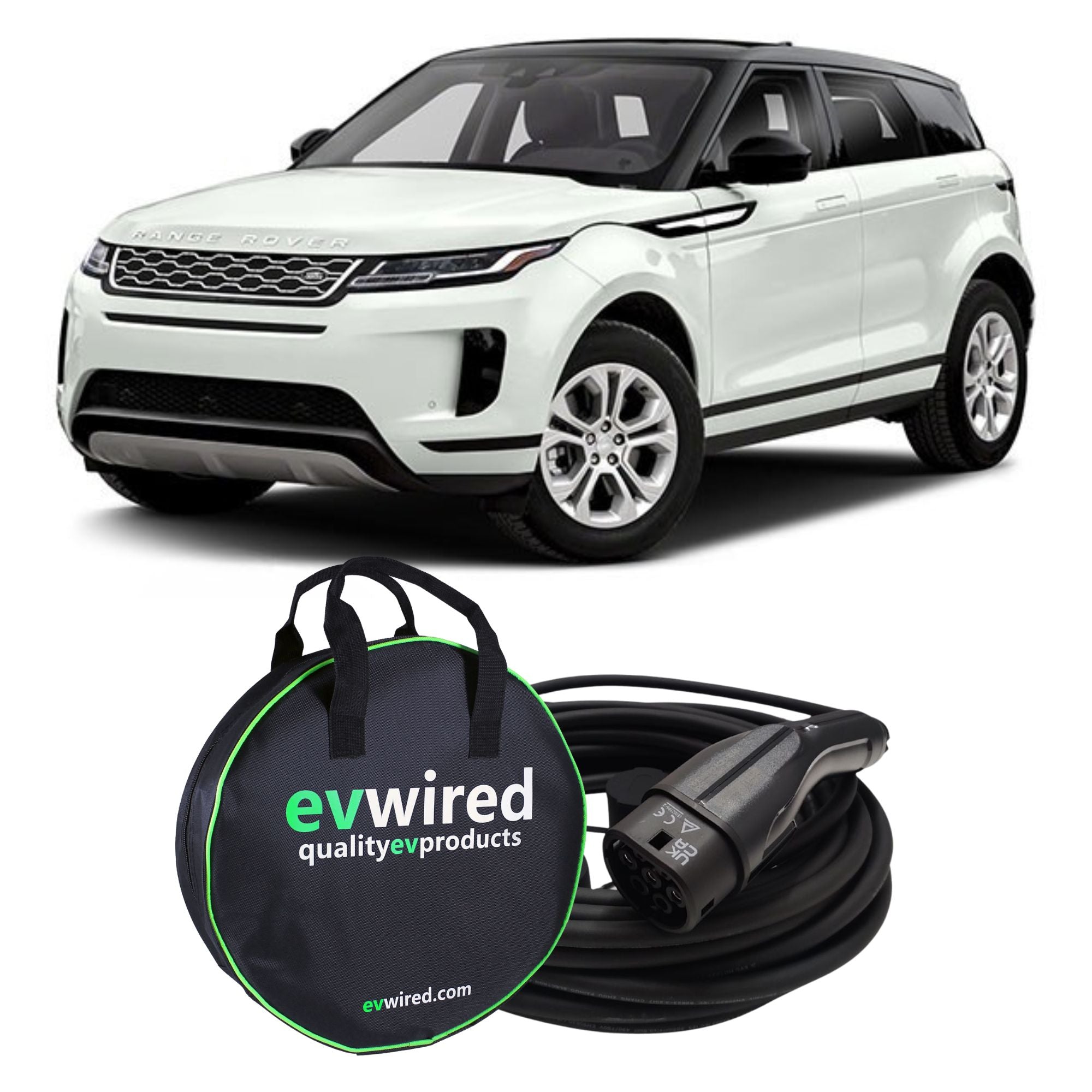 Land Rover Range Rover Evoque Ev Charging Cable Fast And Free Uk Delivery 2463