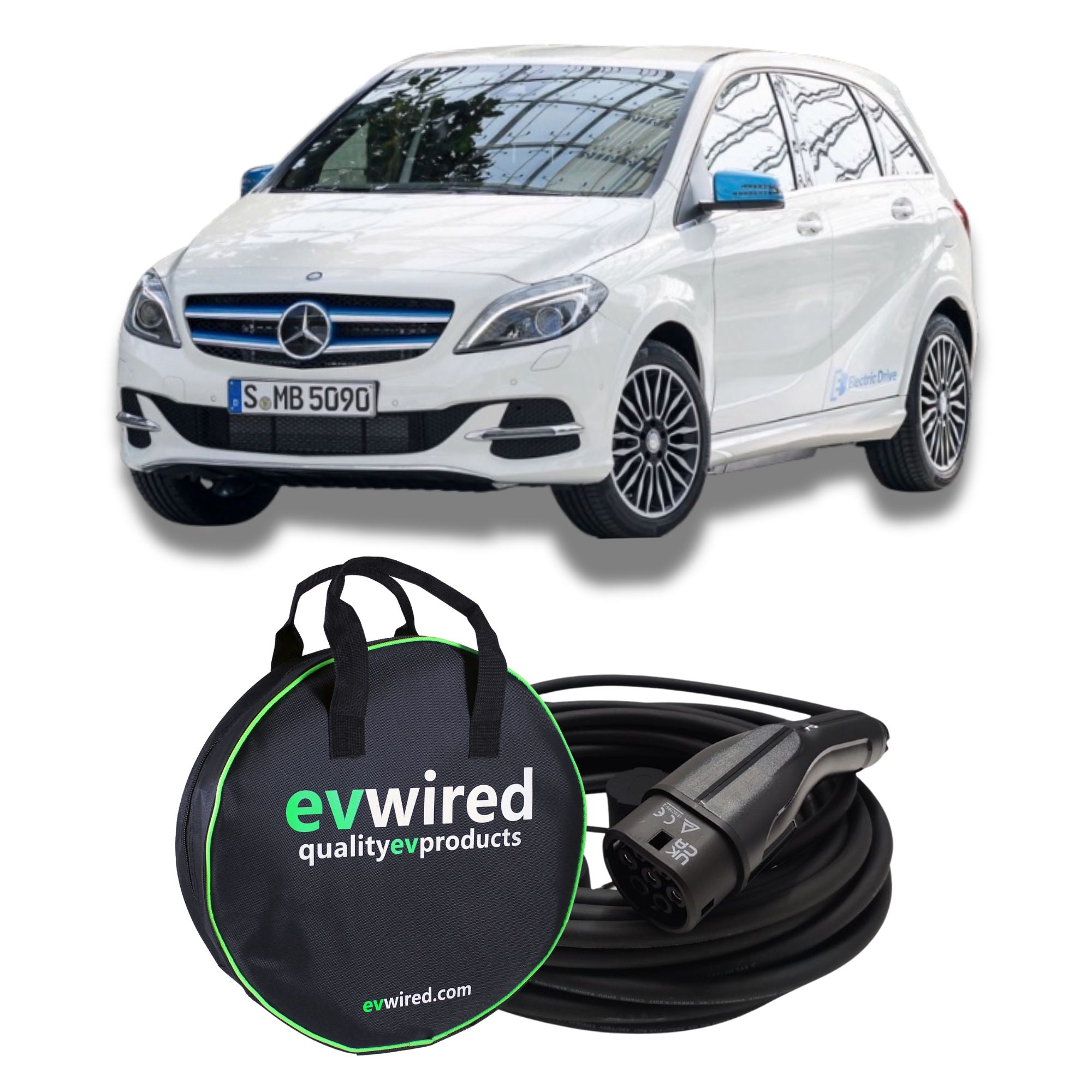 Mercedes B250e EV Charging Cable | Fast & Free UK Delivery