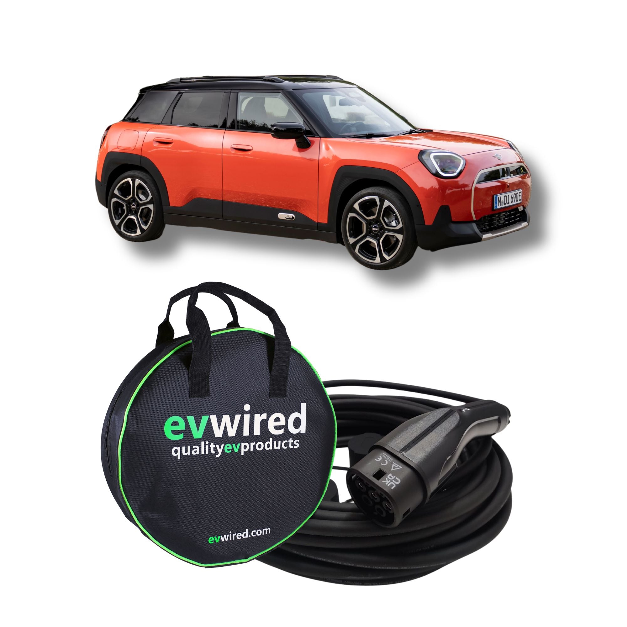 Mini Aceman EV Charging Cable | Fast & Free UK Delivery